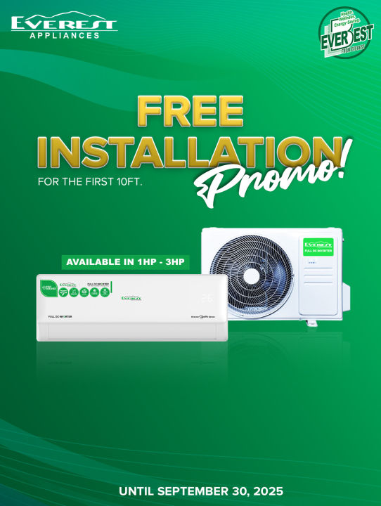 [NEW] EVEREST Signature Series Full DC Inverter Split Type Aircon ...