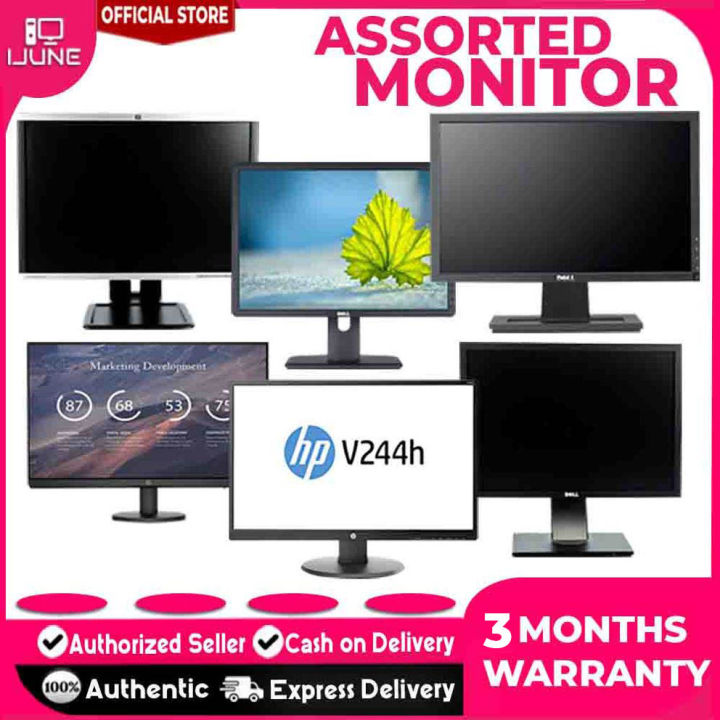 Assorted Computer Monitor 17 to 27 inches Free Power Cord / Random ...