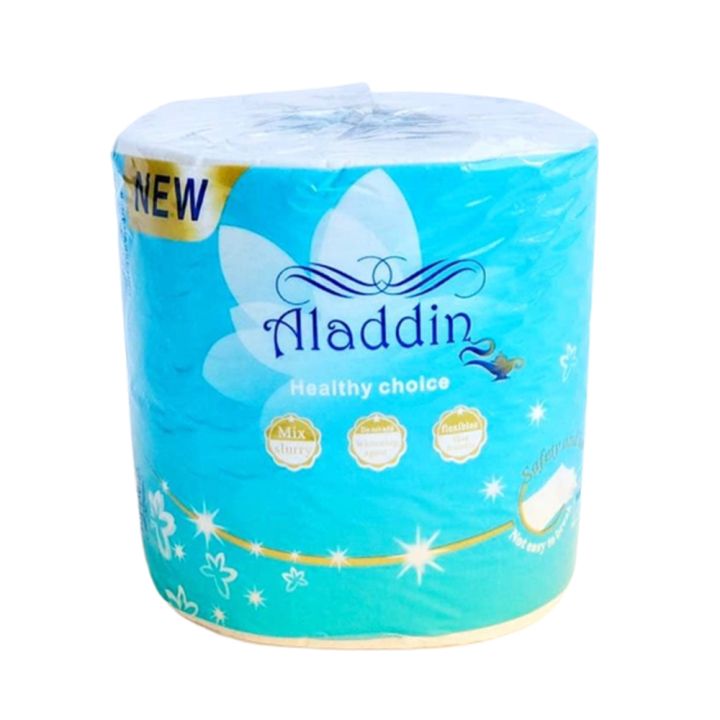 4-PLY ALADDIN BLUE TOILET ROLLS Toilet Paper Bathroom Toilet Tissue ...