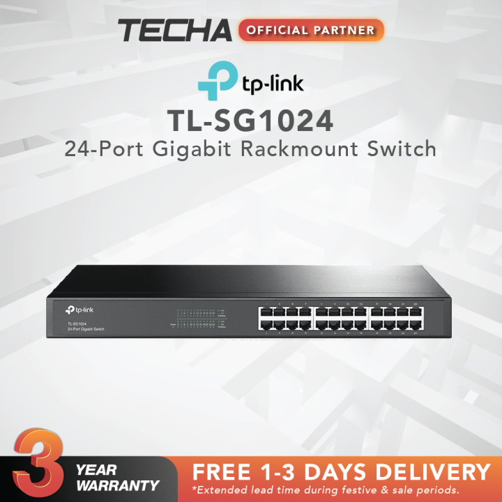 TP-Link TL-SG1024 | 24-Port Gigabit Rackmount Network Switch | Lazada ...