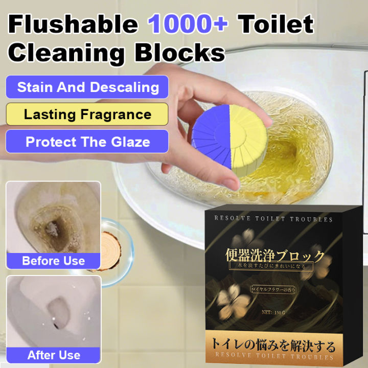 Toilet Bowl Cleaner Toilet Block Strong Scented Toilet Bowl Cleaner ...