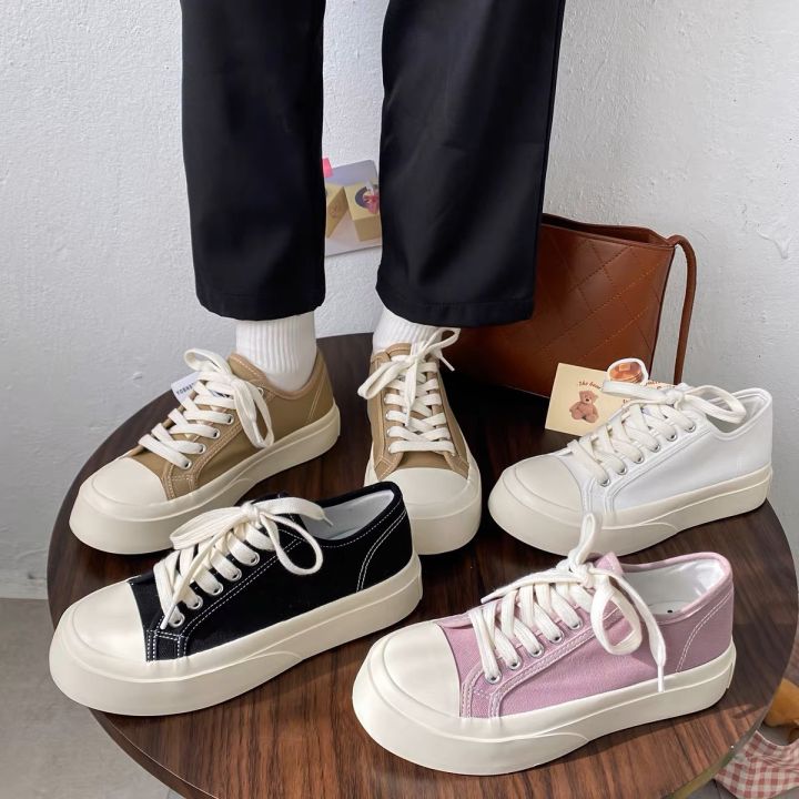 giày thể thao nữ Basic 2 màu đen, trắng cực đẹp hàng cao cấp | Lazada.vn