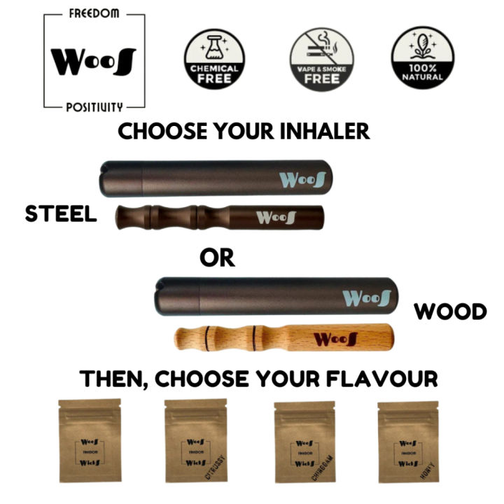 [100% ORIGINAL] WOOS AROMATHERAPY INHALER | Lazada