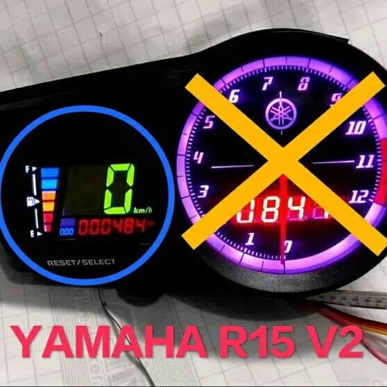 Stiker custome speedometer lcd r15 v2 | Lazada Indonesia