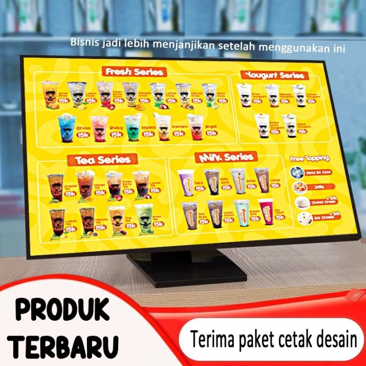 TABLE STAND LIGHT BOX / Light Box Menu /Daftar Menu/Slim Light Box ...