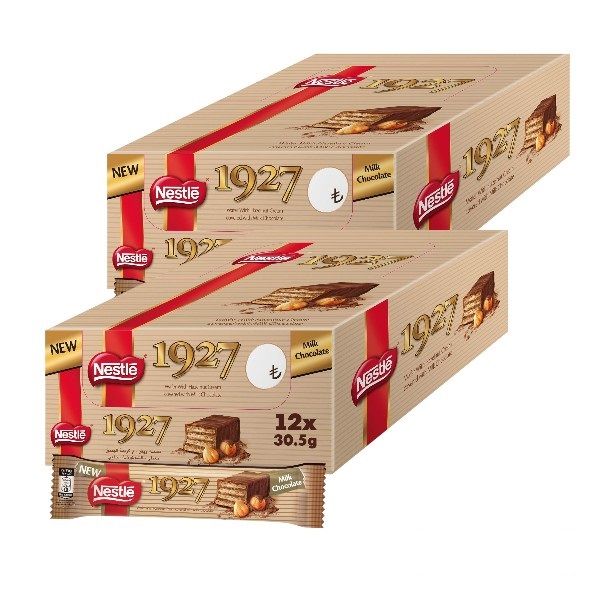 [Bundle of 2] Nestle 1927 Wafer with Hazelnut Cream [Expiry:18/Aug/2024 ...