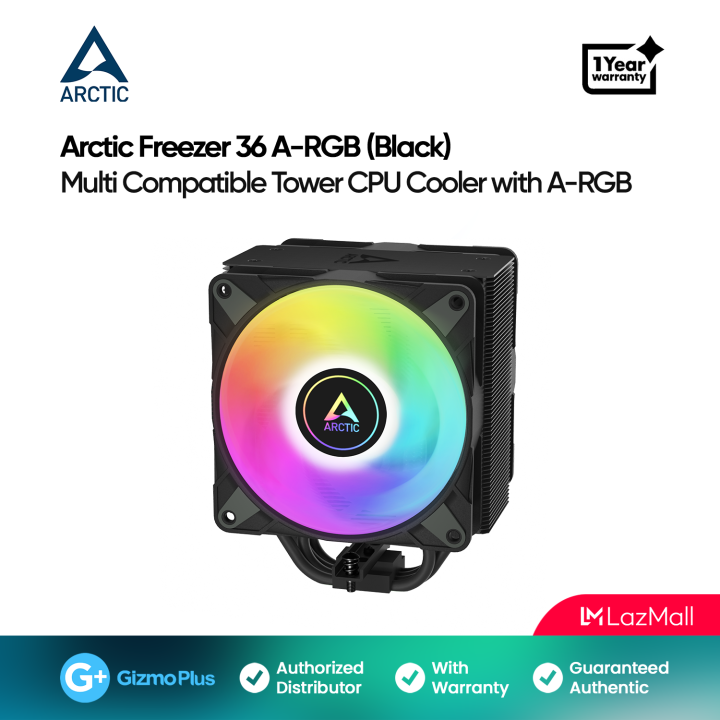 Arctic Freezer 36 Series Multi Compatible Tower CPU Cooler Intel & AMD ...