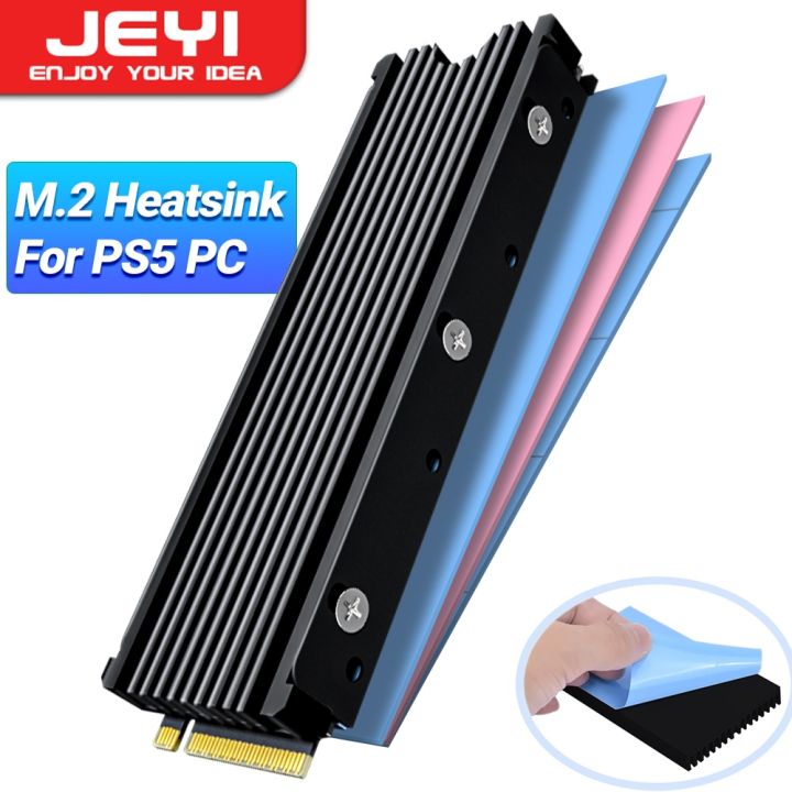 JEYI M.2 2280 SSD Heatsink Support PS5 PC,Aluminum radiator JEYI NVME ...