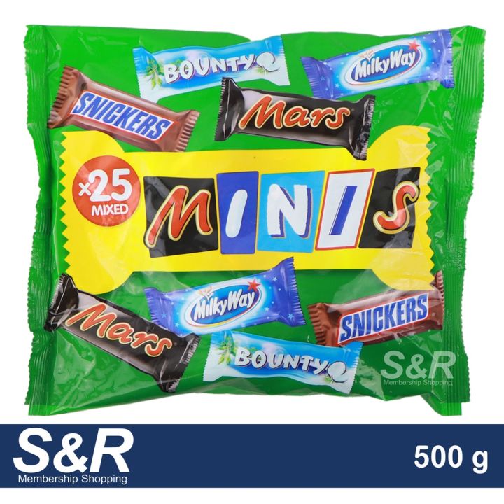 Mars Mixed Minis Bag Assorted Chocolates 500g | Lazada PH