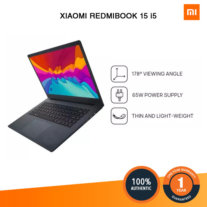 Xiaomi RedmiBook 15 Core i5 Laptop | 8GB + 512GB | Lazada PH