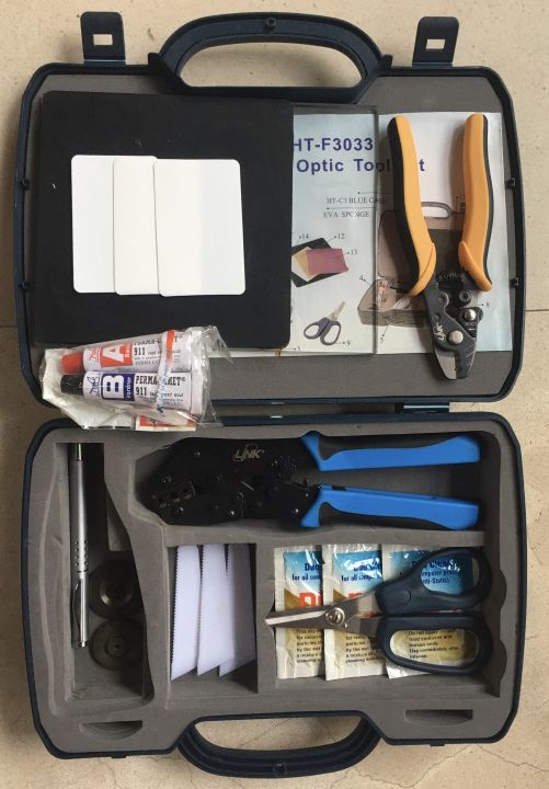 ชุดเครื่องมือเข้าหัวไฟเบอร์ออฟติก interlink fiber optic tool kit ...