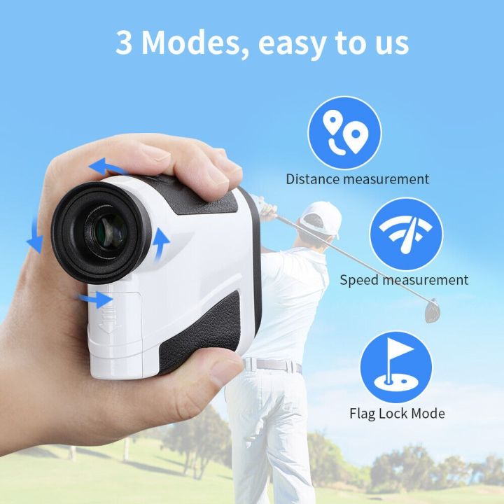 BOBLOV A2 Golf Rangefinder 7.5x Magnification 800M Waterproof Flag-lock & Angle Correct 150 Yard ...