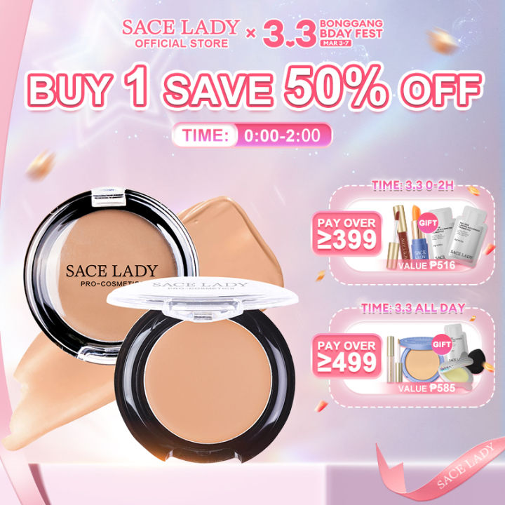 SACE LADY Waterproof Face Concealer Cream Makeup Flawless Pro Corrector ...