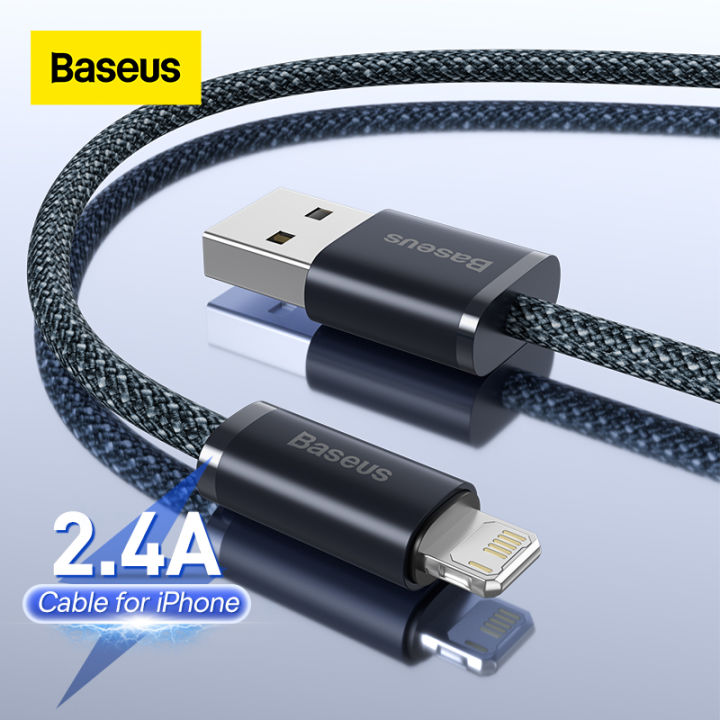Baseus สายชาร์จเร็ว Usb To Lightning 2 4a รุ่น Dynamic Series Fast