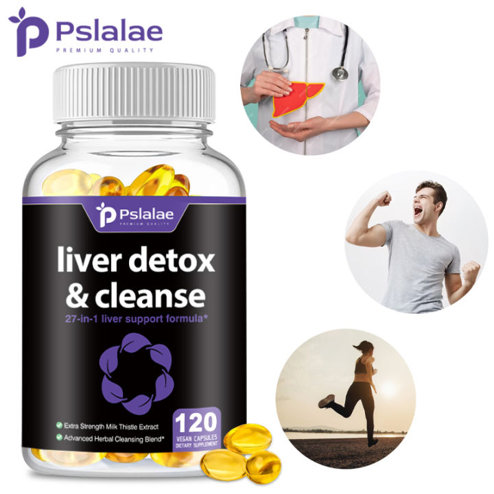 Liver Detox Supplement - 27-In-1 liver support formula With Milk ...