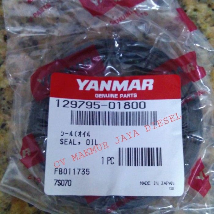 Oil Seal Crank Shaft Depan/Front 4TNE84 129795-01800 Yanmar Genuine ...
