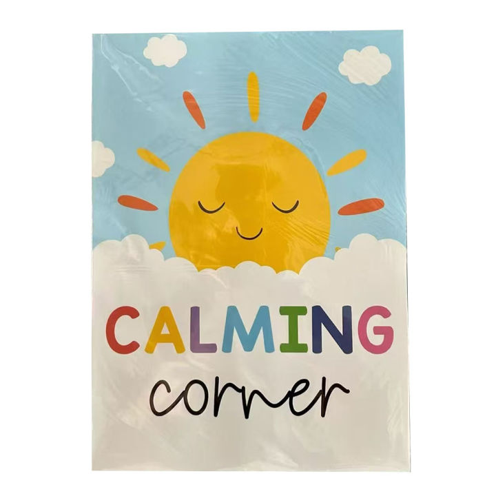 12 Calming Corner Classroom Posters Feelings Wheel Chart & Emotions ...