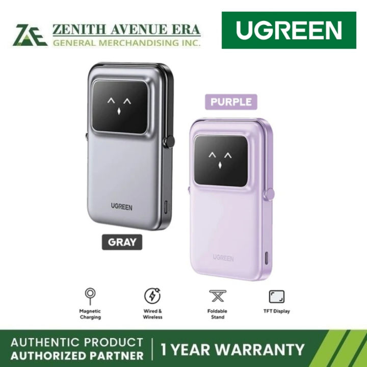 Ugreen PB571 35605B 5000mAh MIni Magnetic Wireless 20W Power Bank Gray ...