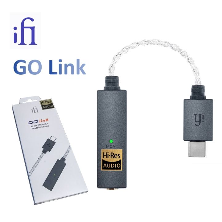 iFi GO link Portable USB Balanced DAC Headphone Amplifier Dongle ...