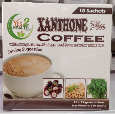 Xanthone Plus Coffee with Mangosteen, Moringa, and Soya Powder Drink ...