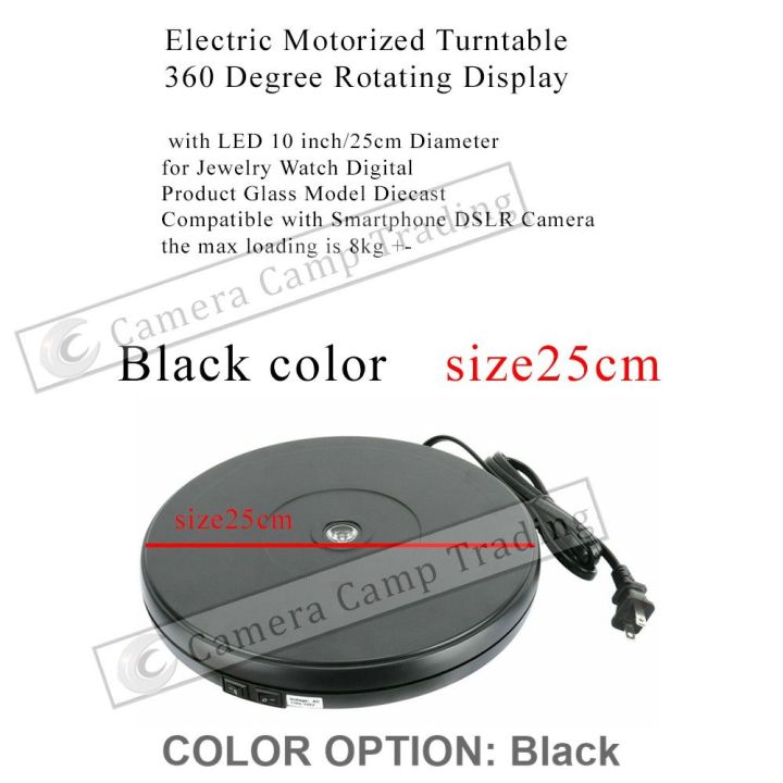 360 Degree Electric Rotating Turntable For Pography And Videography ...