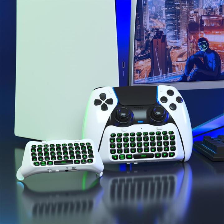 Controller Keyboard 500mAh Wireless Keyboard Bluetooth-Compatible Green ...