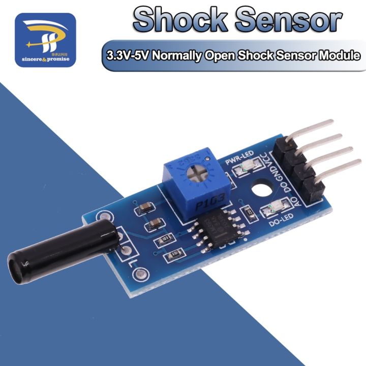 Normally Open Shock Sensor Module Vibration Sensor Module For Arduino