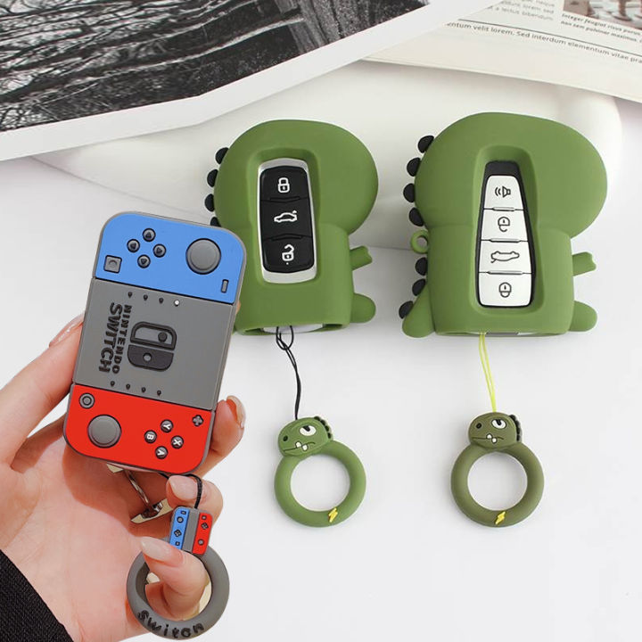 Geely Cartoon Car Key Cover Case For Geely Coolray 2019-2023 Azkarra ...