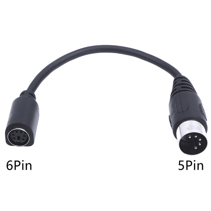 【Stylish】 Md 6-Pin Female To Din 5-Pin Male Cable Ps2 Keyboard And ...