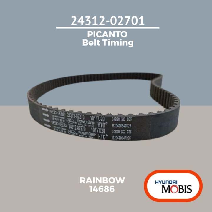 2431202701 Belt Timing for KIA Picanto [Mobis Original] Part #; 24312 ...