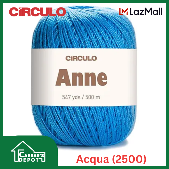 Circulo Yarns ANNE 100% Brazilian Virgin Cotton 547 yds / 500 m | Lazada PH