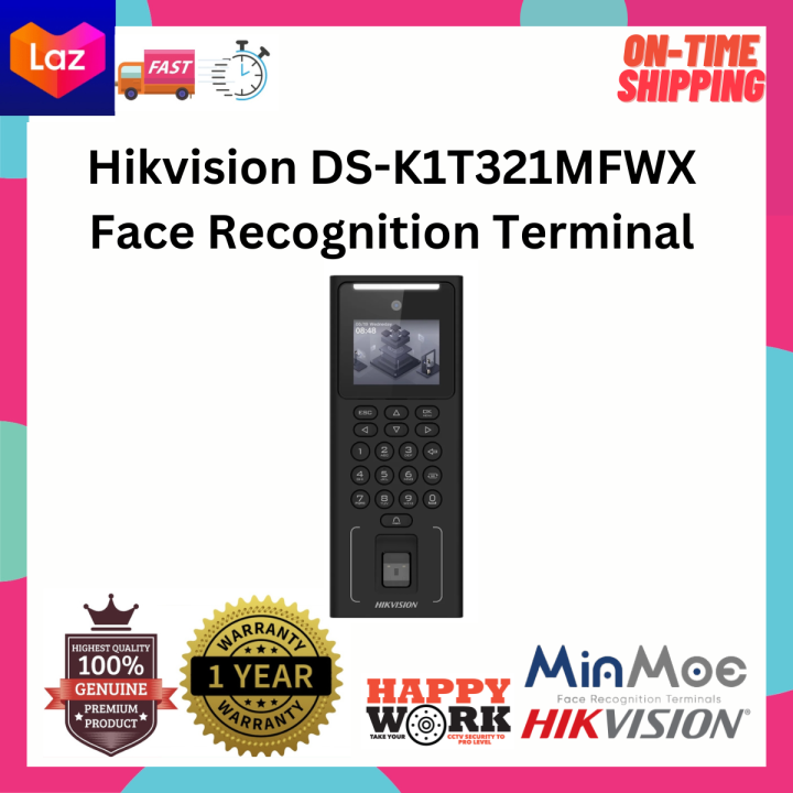 Hikvision Face Recognition Terminal DS-K1T321MFWX Value Series Wi-Fi ...