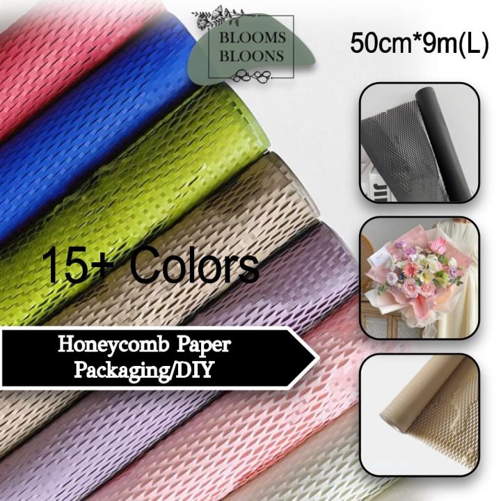 [SG] Honeycomb Wrapping Paper DIY 15 Colors Mix Match | Lazada Singapore