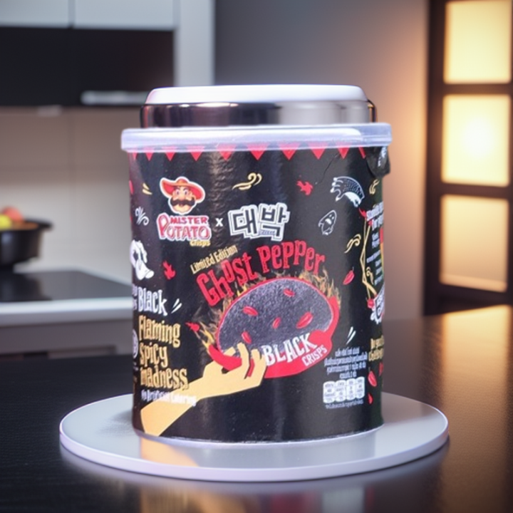 Mamee Ghost Pepper Flaming Spicy Chicken HALAL SUPER SPICY MR potato ...