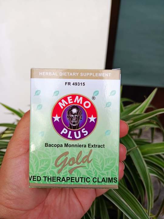 Memo Plus Gold Herbal Dietary Supplement x 30's | Lazada PH