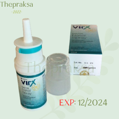 หมดอายุปี 2024 Virx Nasal Spray สเปย์พ่นจมูก ป้องกันเชื้อไวรัส ของแท้ ...