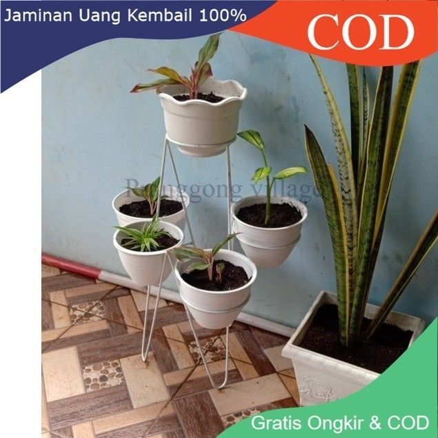 Dudukan pot / STANDING POT 5 LUBANG | Lazada Indonesia