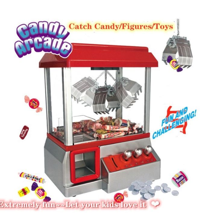 Game Clip Doll Grabber Catcher Arcade Game Machine Candy Grabber Claw ...