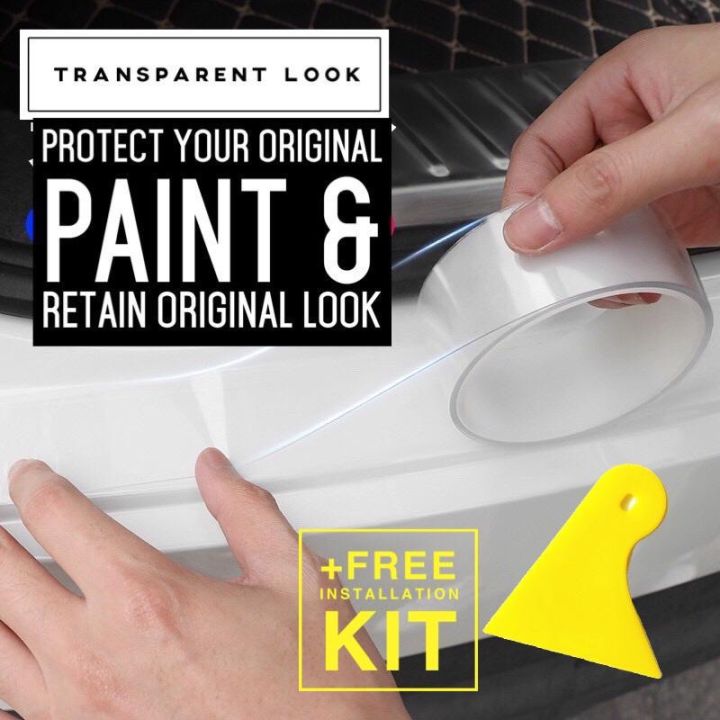 Paint protection film (PPF) car sticker JAPAN TECHNOLOGY transparent ...