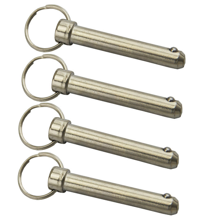 4 Pieces Diameter 6mm 8mm 10mm Zinc Plated Steel Quick Release Ball Pin ...