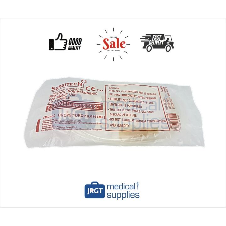 Surgitech Infusion Set (Macro/Adult and Micro/Pedia) (Per Pc) | Lazada PH