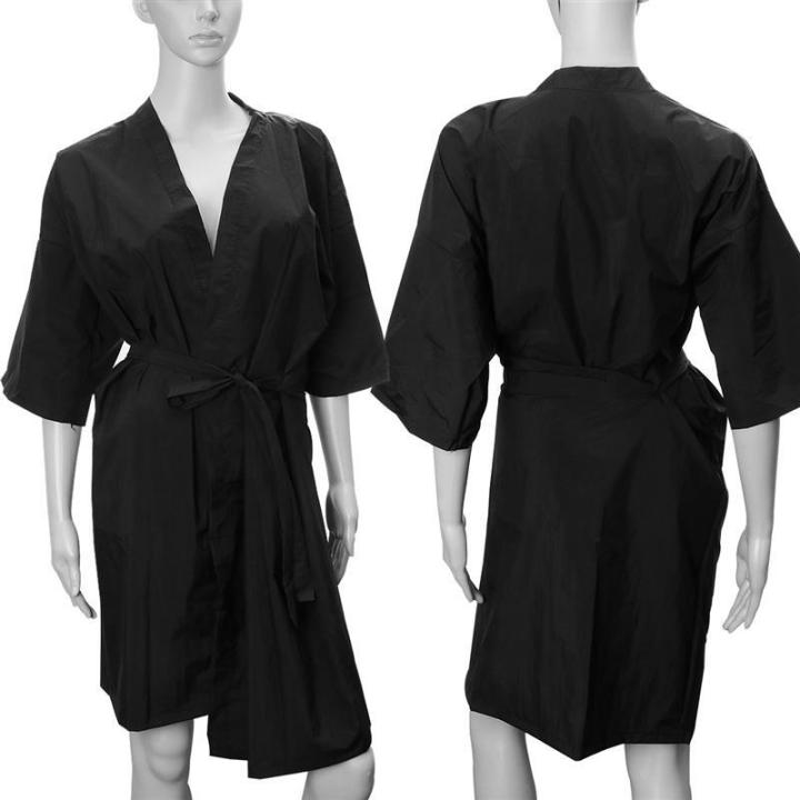 Hair Salon Smock Salon Client Gown Woman Bathrobes Hair Cutting Cape ...