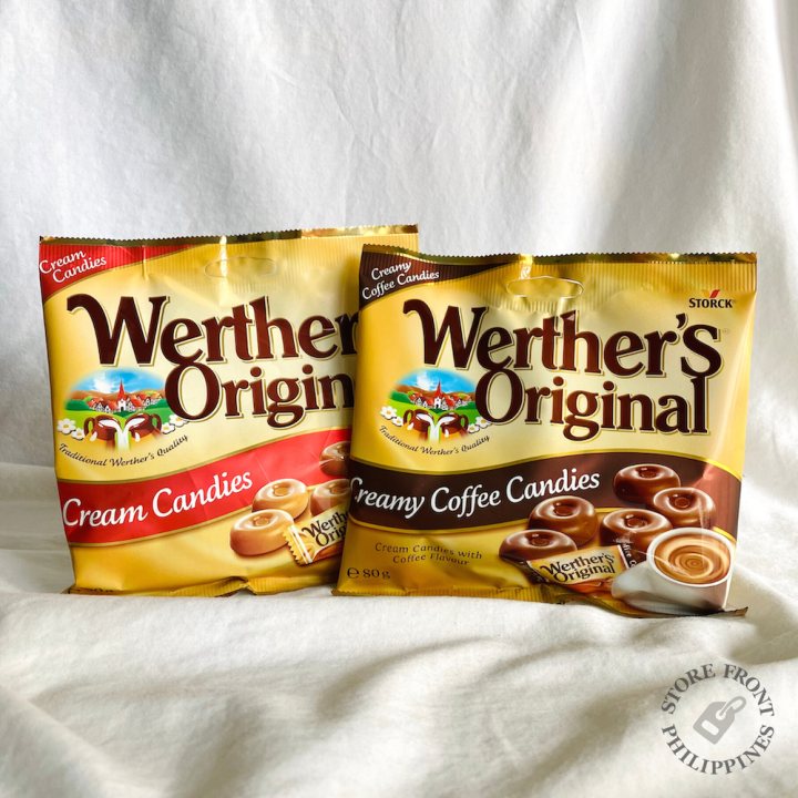 Storck Werther’s Original Creamy Caramel and Coffee Flavor Hard Candy ...