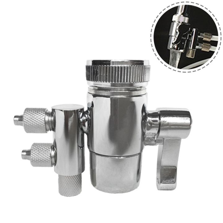 2 Way Water Filter Faucet Adapter Diverter Valve For Water Filters ...