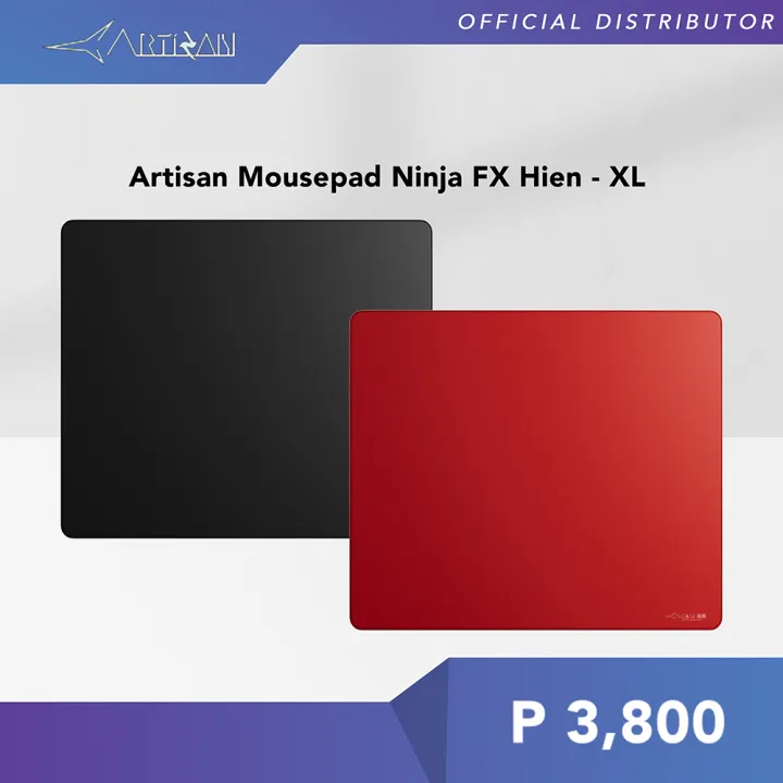 ARTISAN Mousepad Ninja FX Hien - XSOFT - SOFT - MID - XL - Black - Wine Red | Lazada PH
