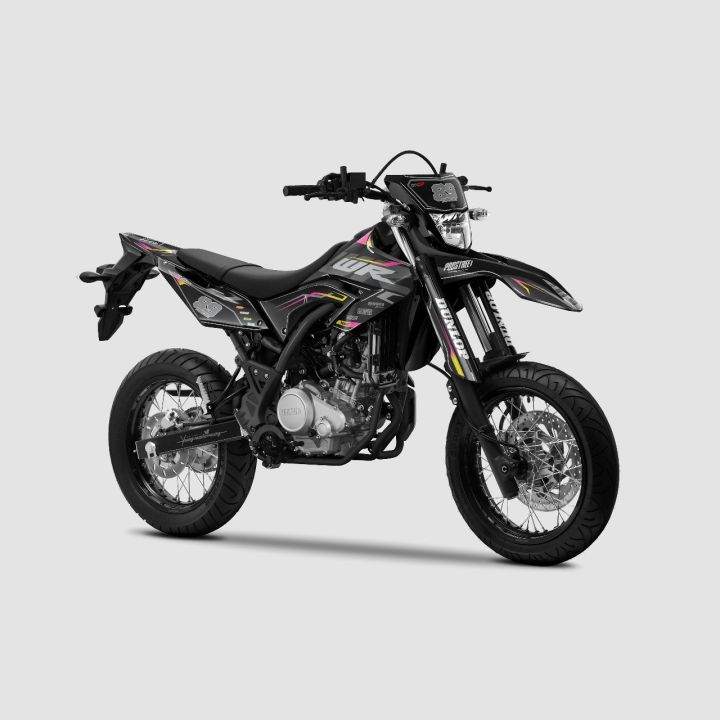 Stiker WR 155 r full body - Abu hitam Supermoto | Lazada Indonesia