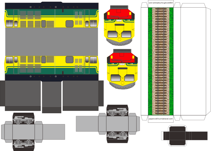 Pola Kertas Papercraft Lokomotif BB 304 | Lazada Indonesia