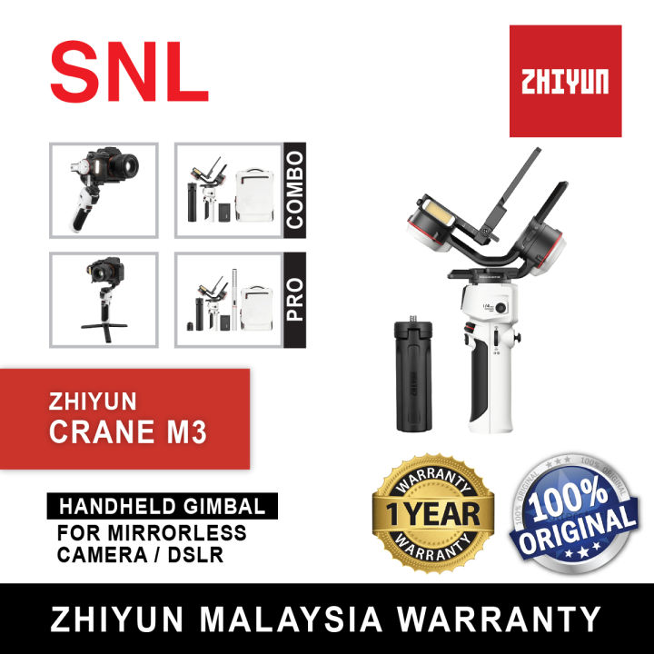 Zhiyun-Tech CRANE-M3 3-Axis Handheld Gimbal Stabilizer | Lazada