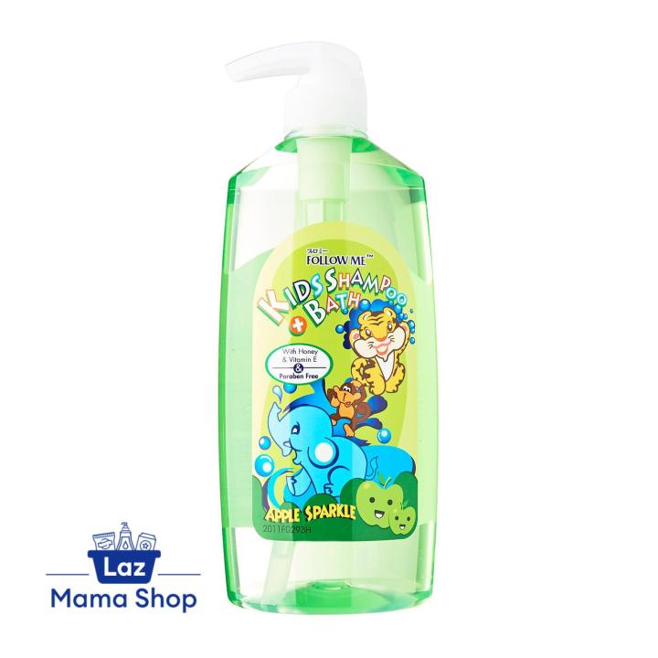 Follow Me Kids Shampoo & Bath (Apple Sparkle) - 800ML (Laz Mama Shop ...