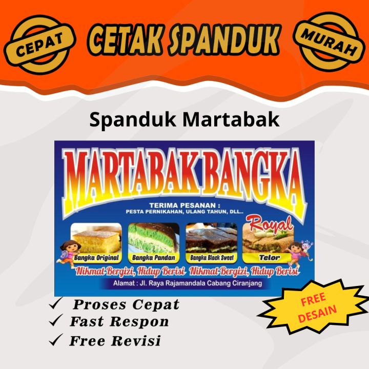 Spanduk banner Martabak / CETAK SPANDUK CEPAT / CETAK SPANDUK MURAH ...